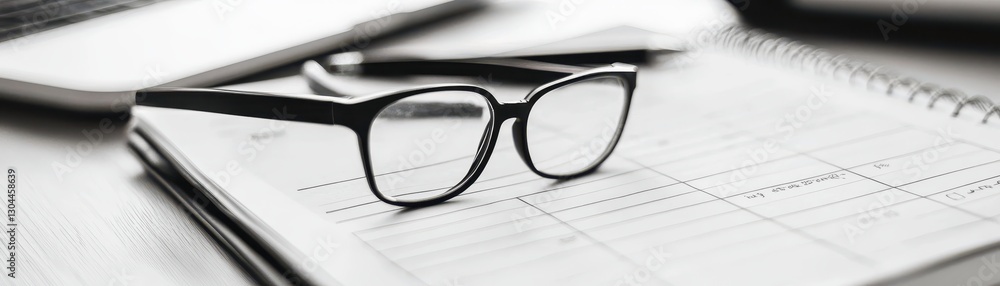 Motivational quote about time management over an image of an organized ...