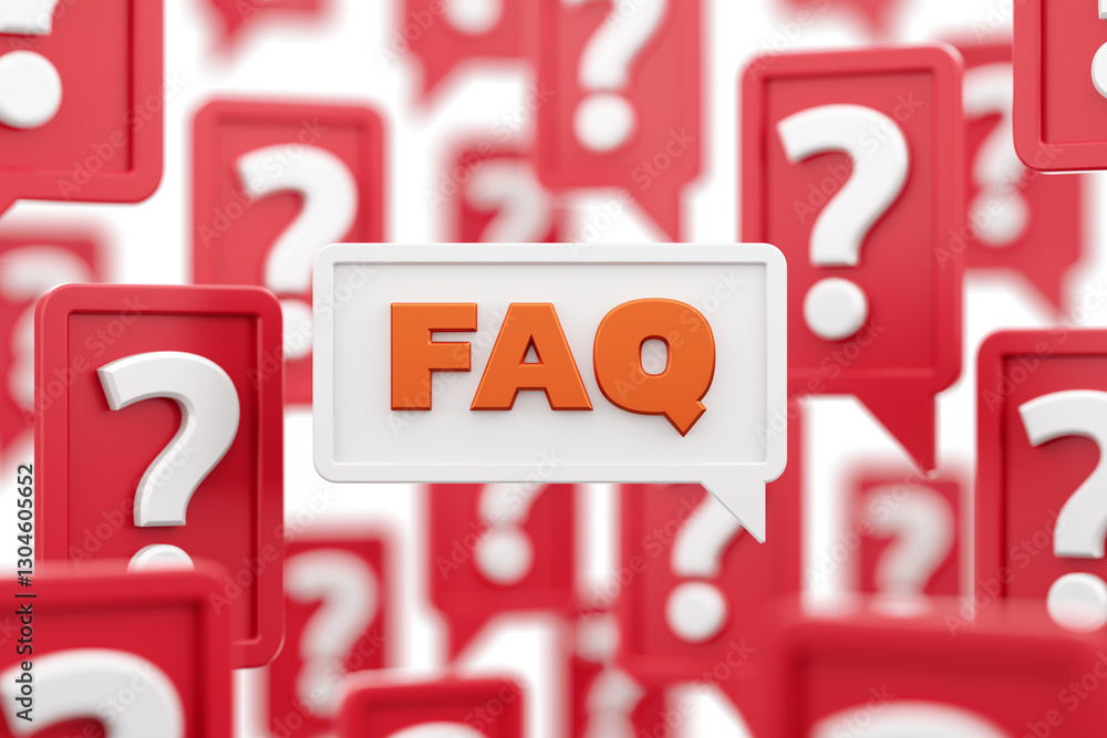 Stock-Illustration „FAQ - Frequently Asked Questions. The acronym FAQ ...