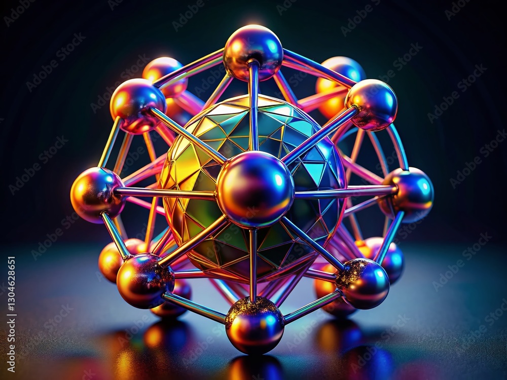 Macro Photography: Isolated Atom, Quantum Physics, Subatomic Particle ...