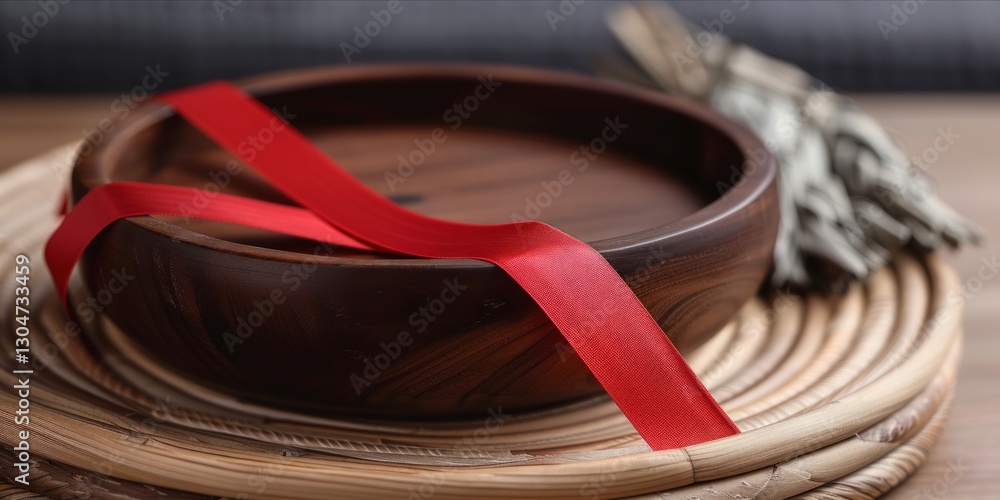 Illustration Stock National Native HIV/AIDS Awareness Day Ribbon On A ...