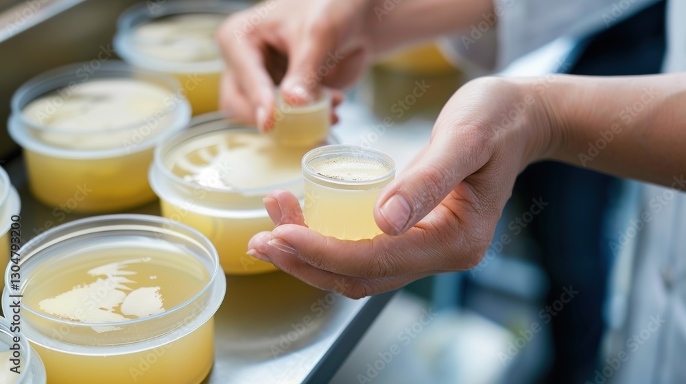 Lactic acid bacteria, which are a group of bacteria that can ferment ...