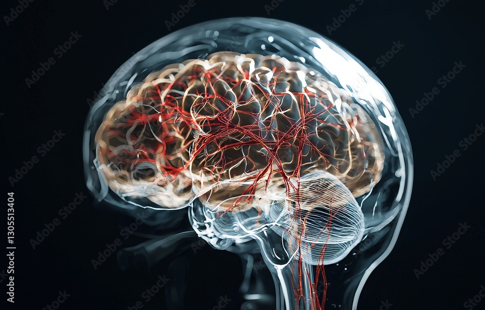 Fusion of skull images with MRI and MRA of the brain is used to ...