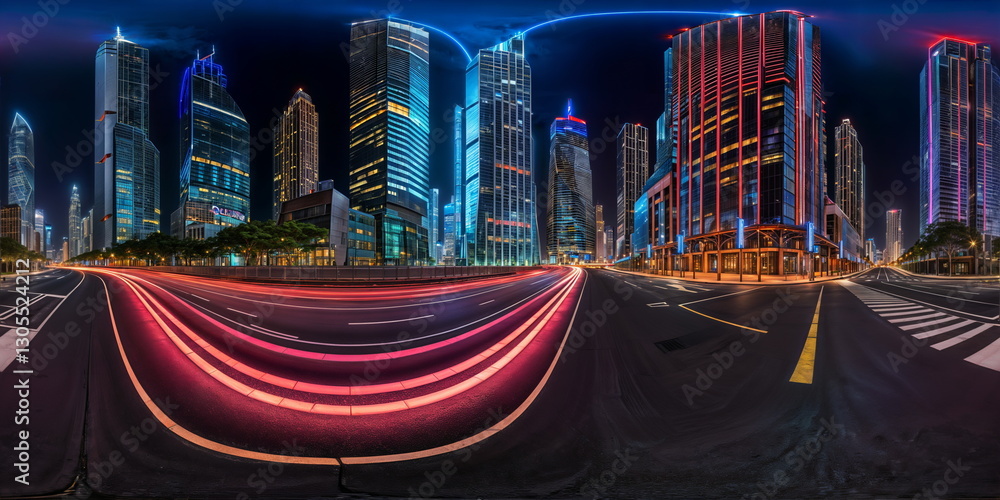 Ilustración de Stock Full 360 degrees seamless spherical panorama HDRI ...