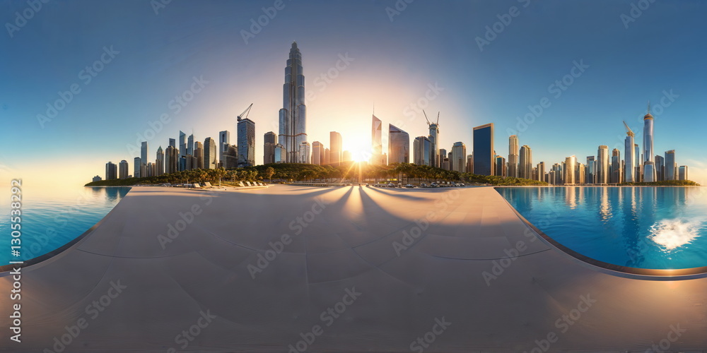 Full 360 degrees seamless spherical panorama HDRI equirectangular ...