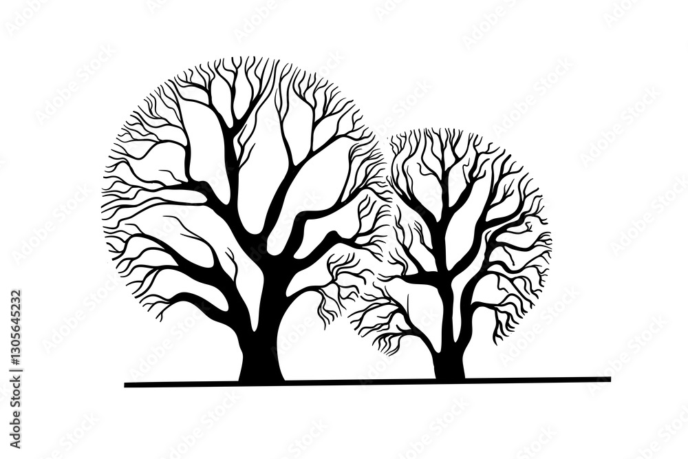 Entourage, tree, elevation, architecture, landscape design, png Stock ...