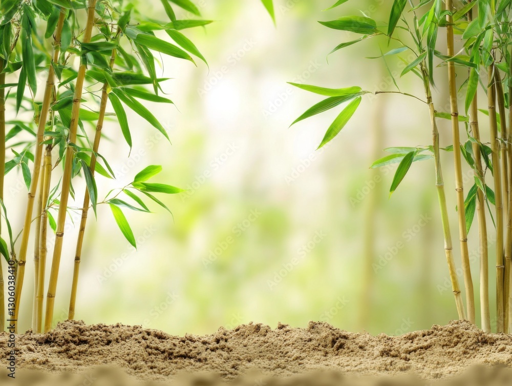 Bamboo Grove with Soil Base: A Fresh Perspective for Green Design and ...