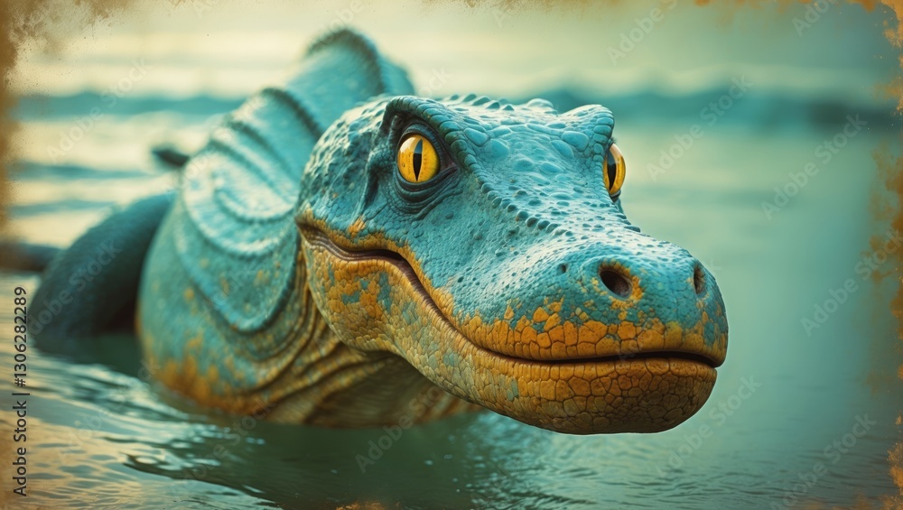 Kronosaurus: A marine reptile from the early Cretaceous era, inhabiting ...