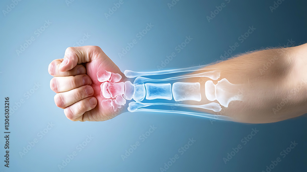 Medical imaging arm x-ray reveals spiral fracture in forearm healthcare ...