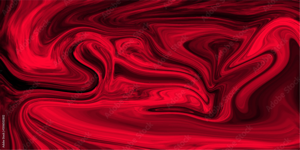 Abstract dark red liquid marble texture background vector. Wallpaper ...