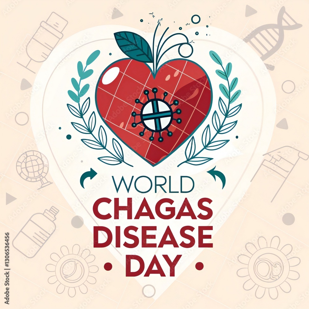 World Chagas Disease Day Awareness celebration concept of United ...