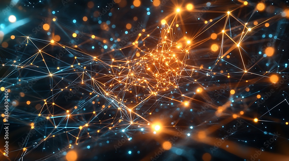 AI Network Expansion: A network of connected AI nodes rapidly expanding ...