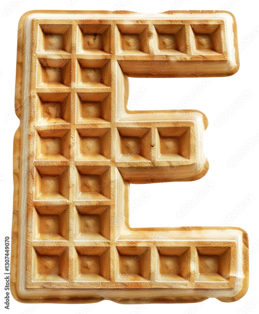 PNG Letter E waffle symbol cross. Stock Photo | Adobe Stock