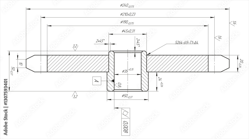 Vector de Stock Assembly drawing of asterisk (star) of electrical ...