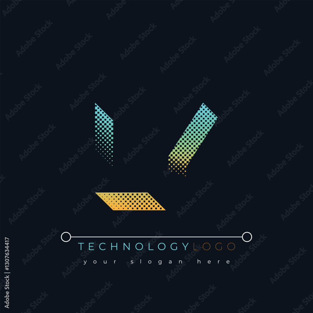 L and Y logo design. LY abstract technology logo. This logo design is ...