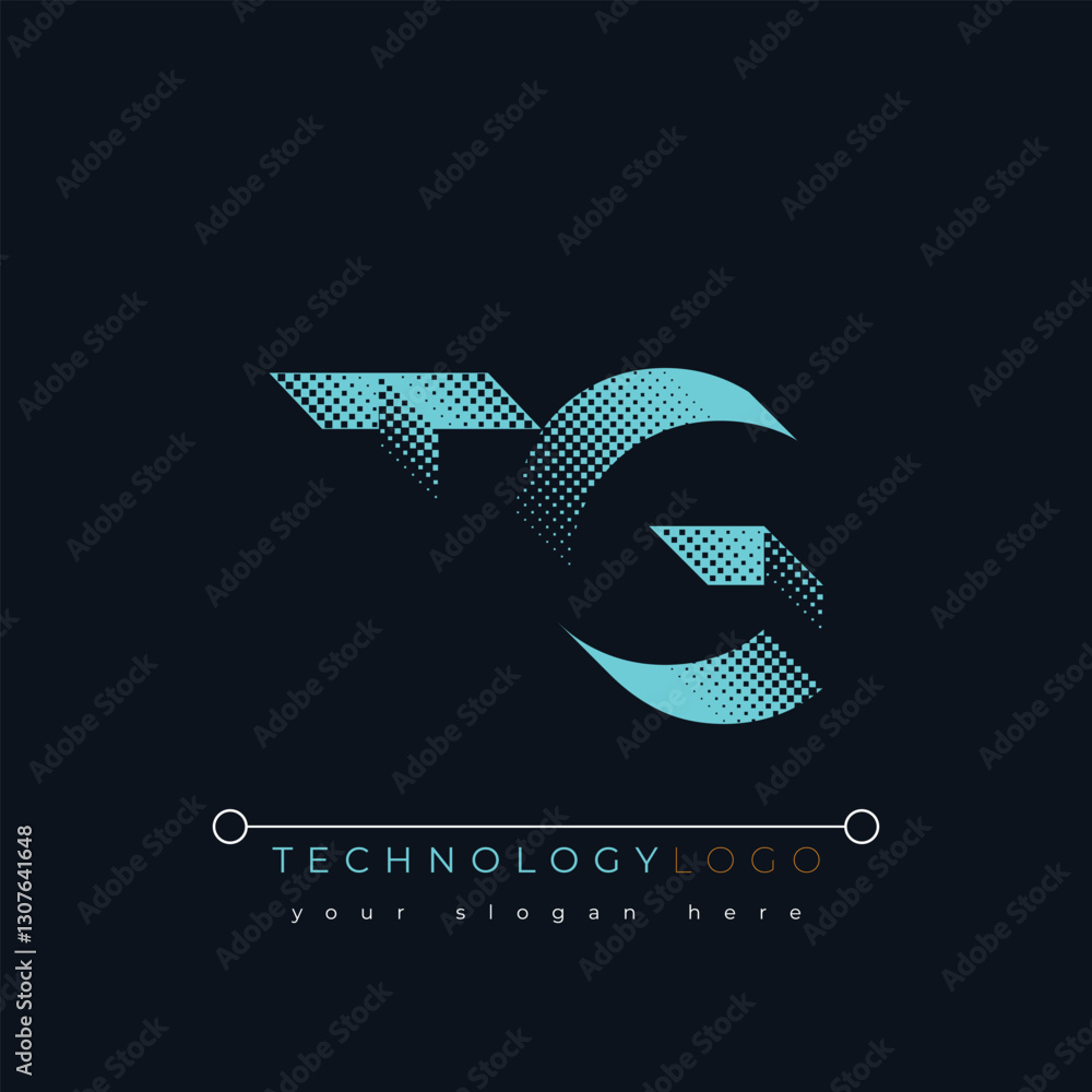 T and G logo design. TG abstract technology logo. This logo design is ...