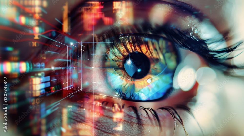 Interactive Vision Test Poster Visualizing Cataract Effects Through ...