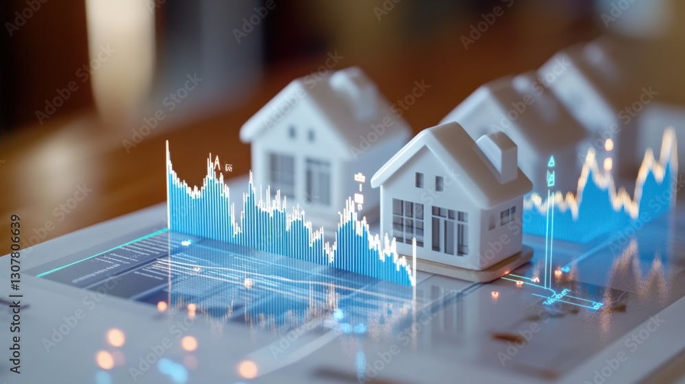 Real estate market analysis urban area infographic digital environment ...