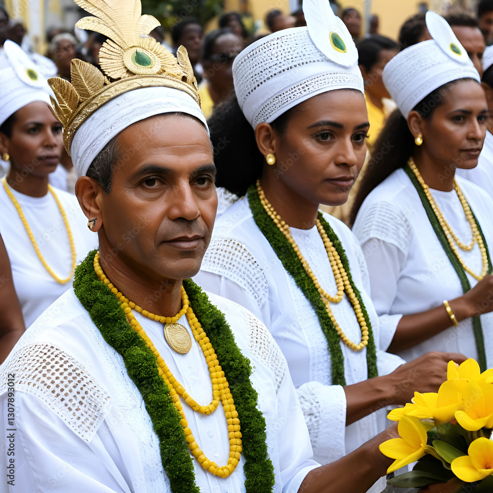 Ceremony honoring the entities and deities present in Umbanda and ...