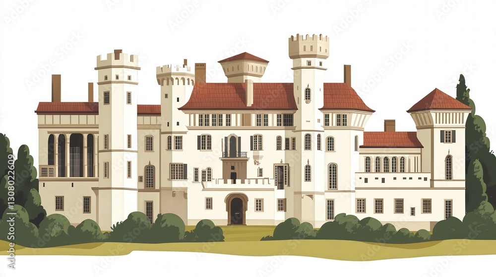 Leeds Castle Mansion architecture, showcasing its majestic castle ...