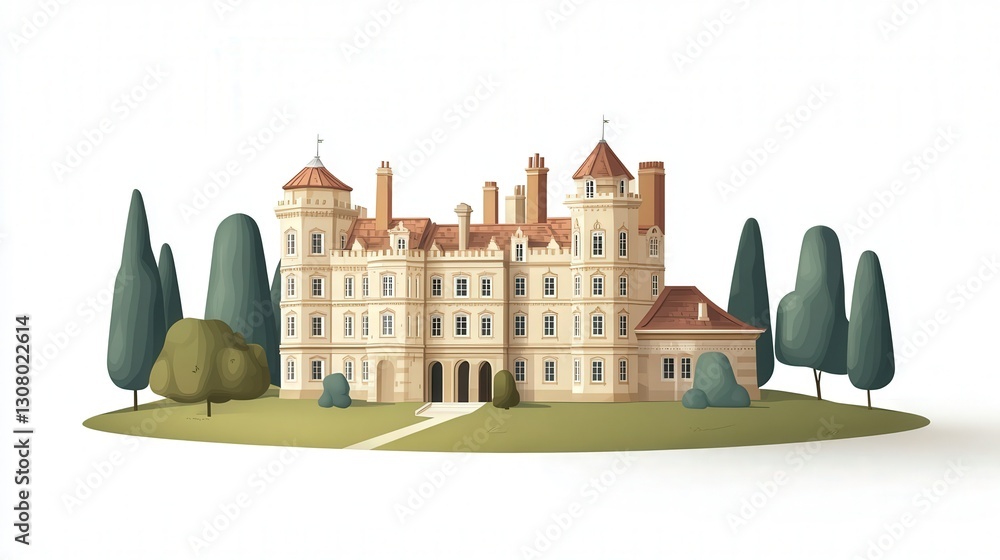 Leeds Castle Mansion architecture, showcasing its majestic castle ...