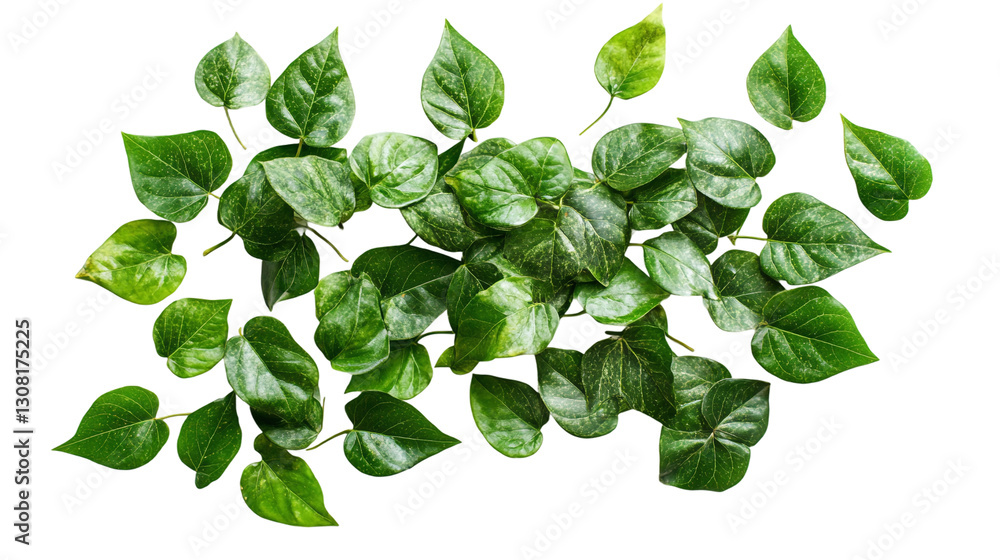 High-resolution leaves pile top view png with transparent background ...