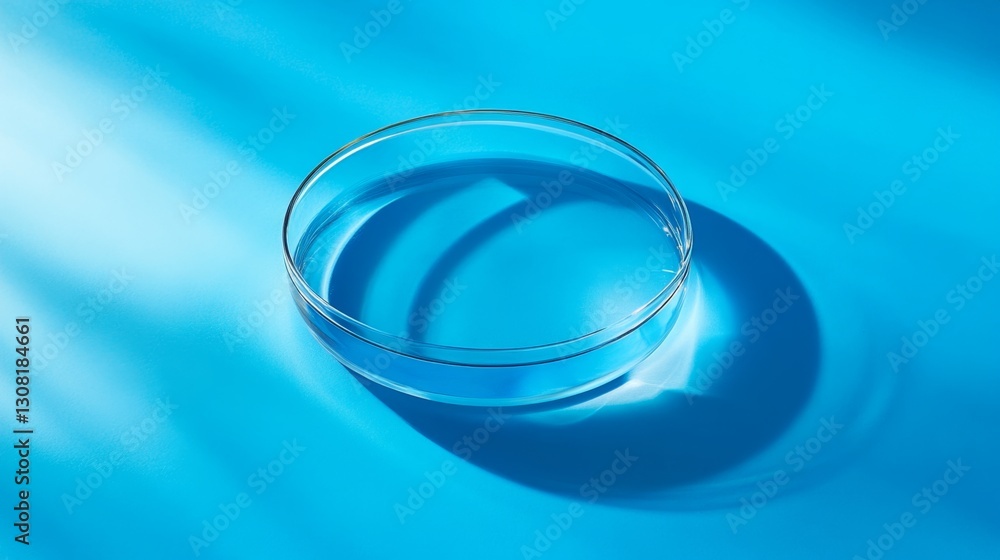 Exploring bold and minimalist gel textures in a petri dish on a v ...