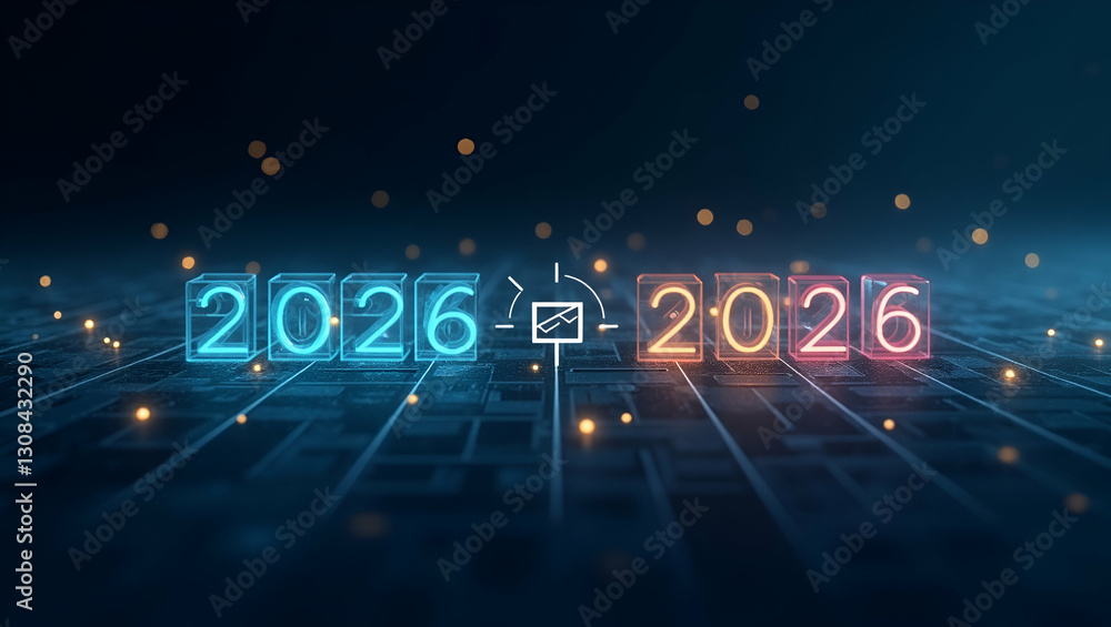 Flat Professional visualizing a timeline of goals for 2026 to 2026 ...