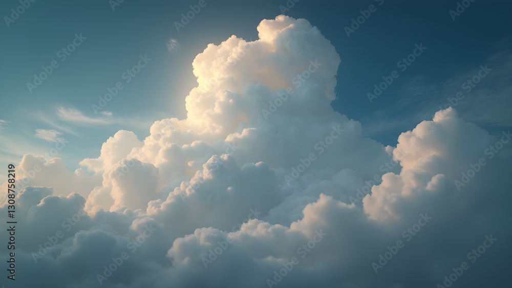 Foto de Stock Unpredictable weather patterns explained. Cloud ...