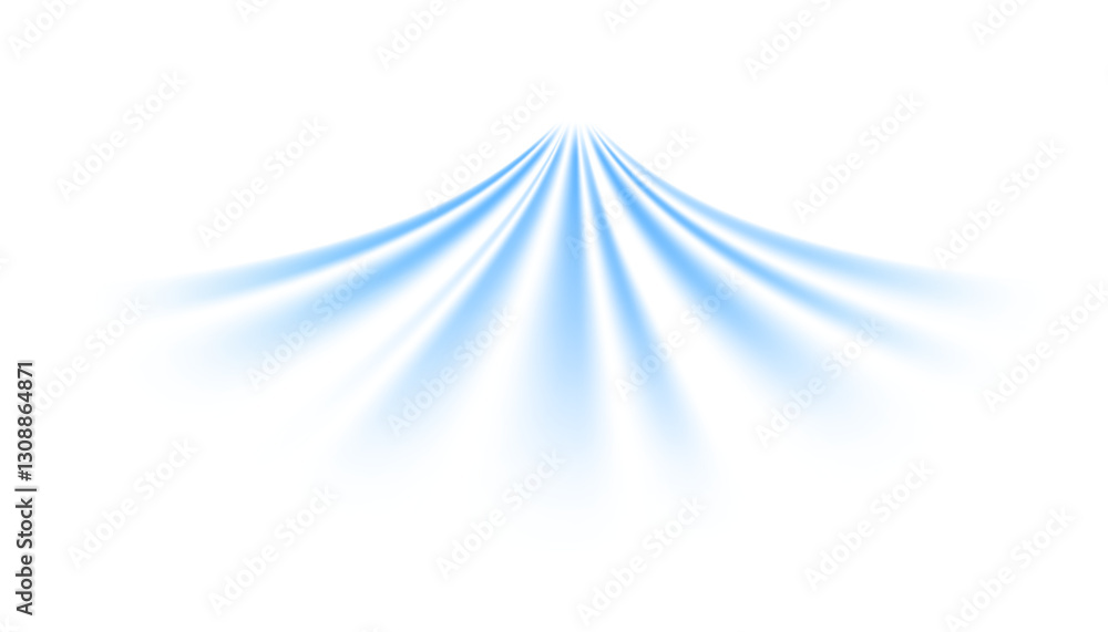 Realistic wind blow swirls Air, wind effect isolated on transparent ...