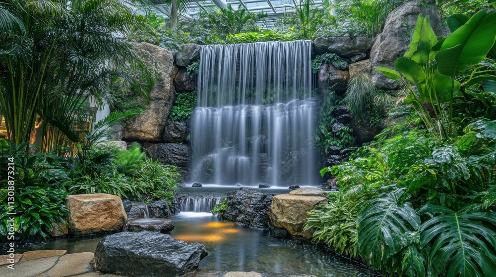 Changi Airport: Architecture of the Jewel Shopping Center with a ...