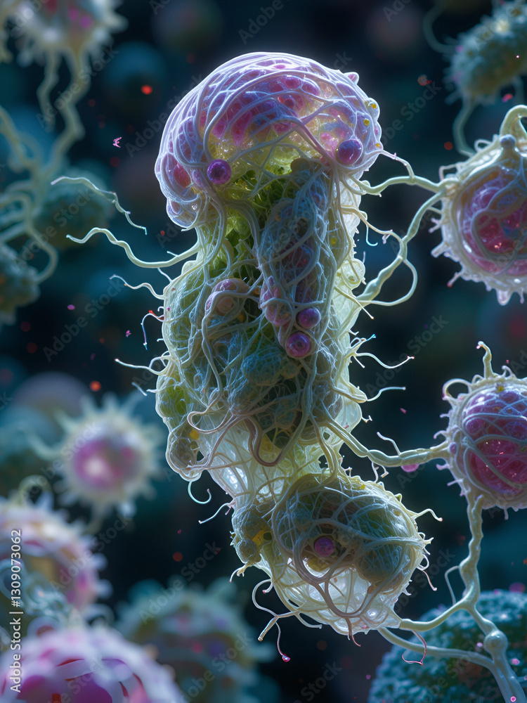 Clostridium Botulinum Bacterium. Bacterial Bacillus Causing Botulism ...