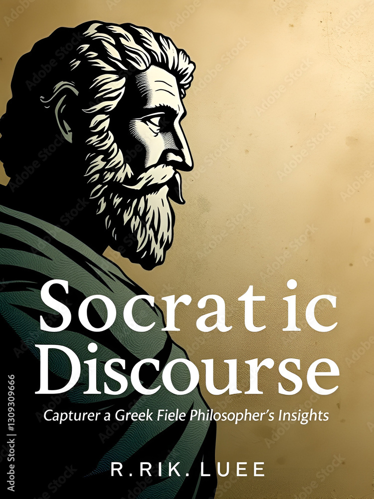 Socratic Discourse: Capturing a Greek Philosopher's Insights Stock ...