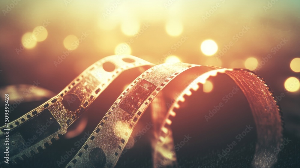 Vintage film background with heavy grain, dust, and light leaks ...