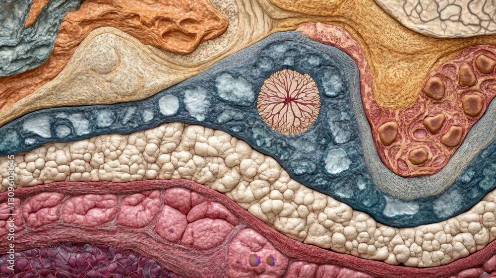 Exploring the epidermis a detailed cross-section of the skin for ...