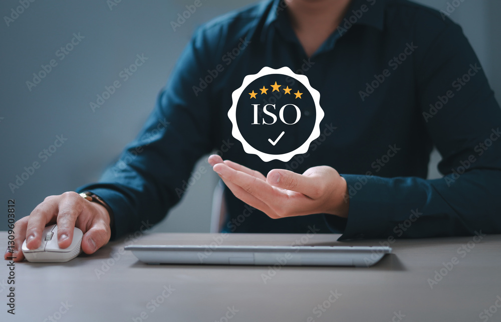 Quality control concept, Industrial quality assurance with icons ...