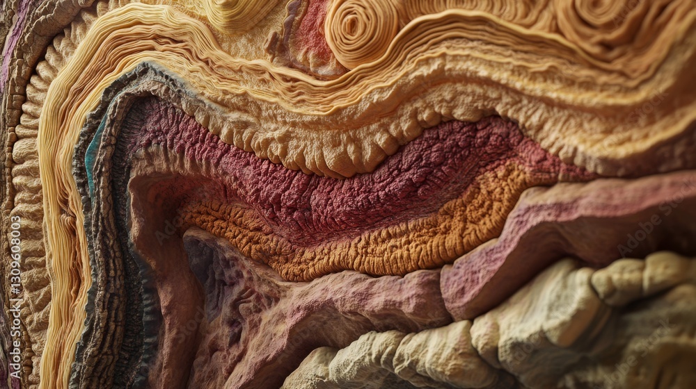 Exploring a stunning anatomical cross-section of the intestinal wall a ...