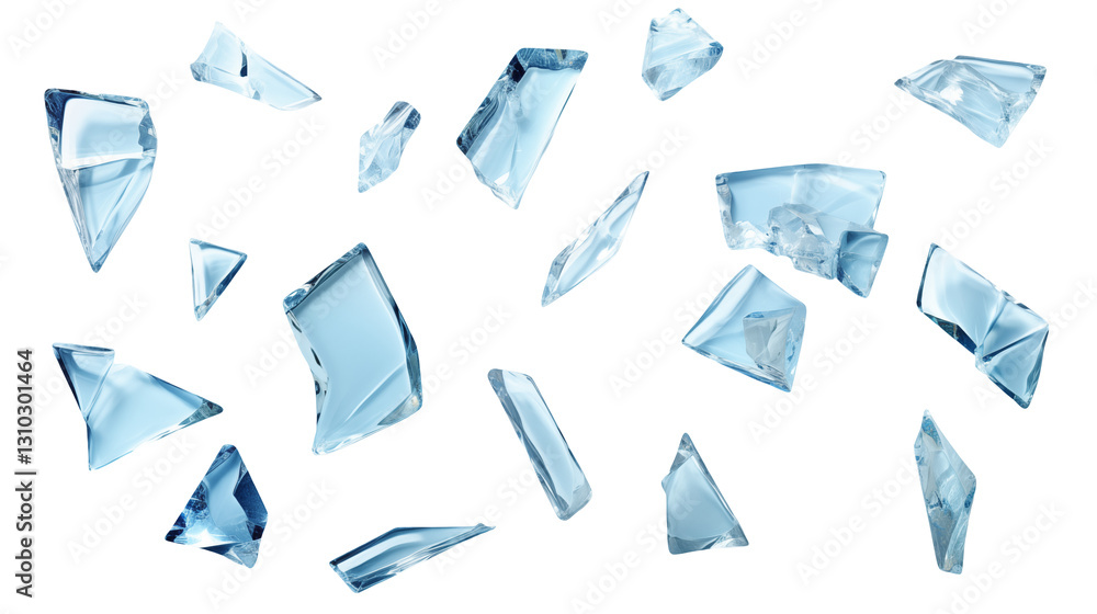 Shattered Glass Fragments Abstract Texture Background Image for Design ...