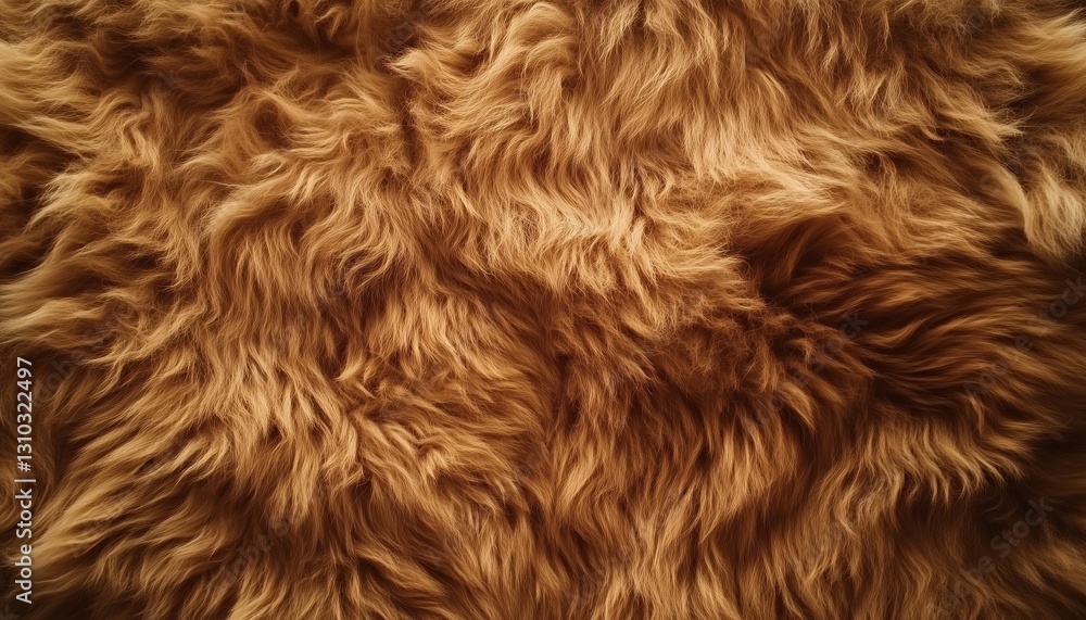 Top View Of Brown Shaggy Fur Pattern: An Up-Close Look At Sheep And ...