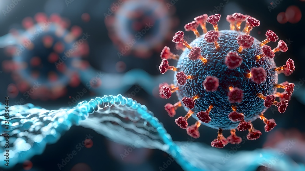 Holographic Simulation of Viruses Mutating in Real Time with Detailed ...