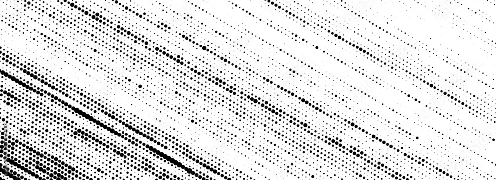 Vetor Grunge halftone diagonal scratch background. Fading grit noise ...