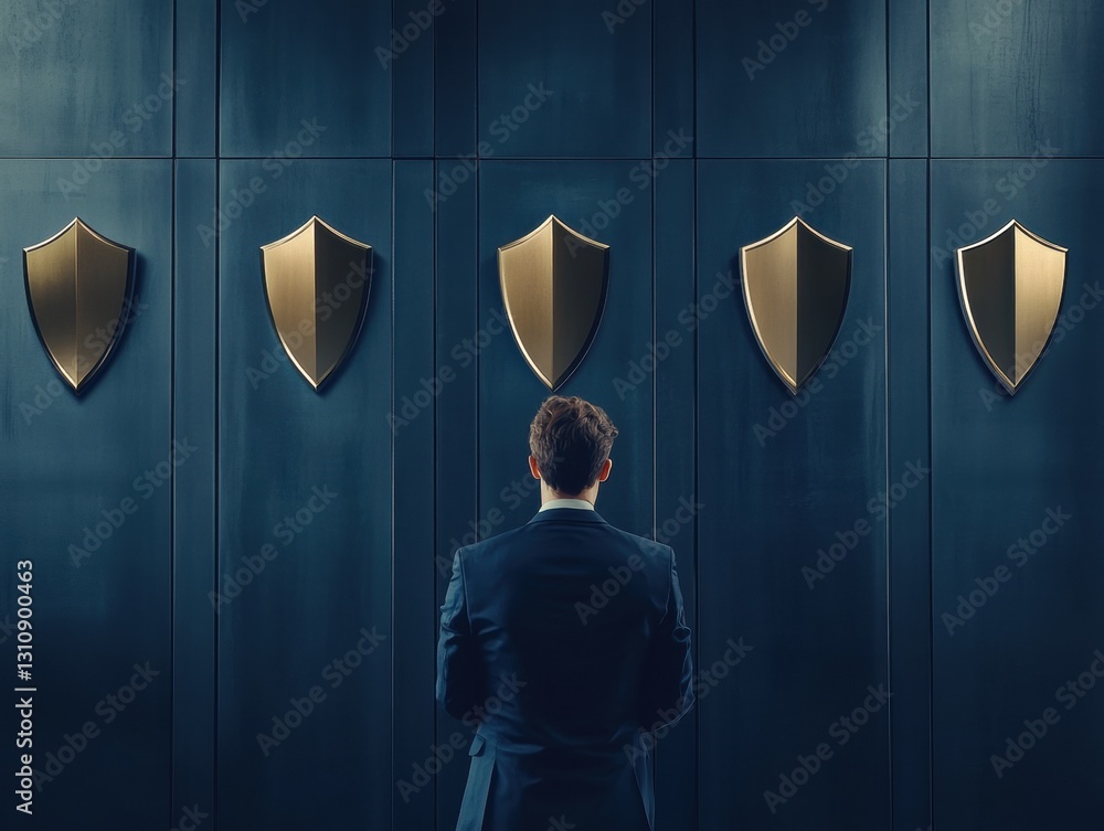 Cybersecurity Paradigm Shift Next-Gen IT Professional Visualizing Multi ...