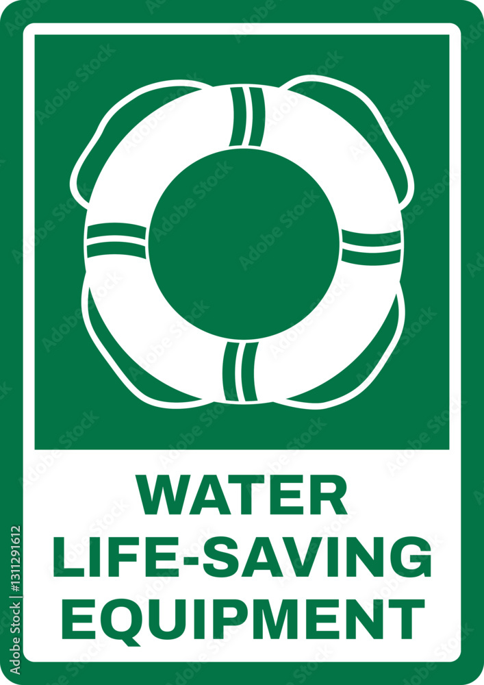 emergency and first aid safety signs v2 uppercase text_water life ...