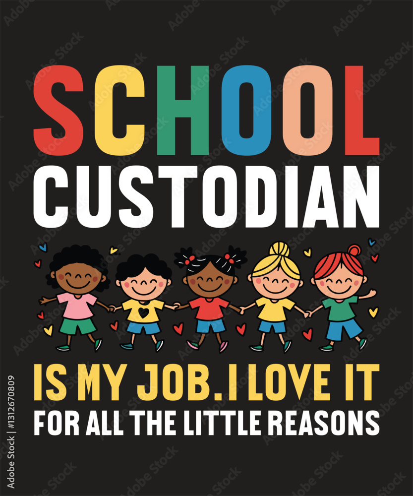 Funny & Motivational Custodian, Janitor & School Cleaning Staff Vector ...
