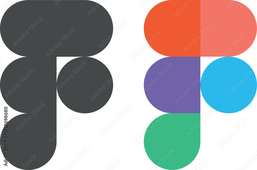 Figma logo icon, a collaborative design tool for teams, enabling real ...