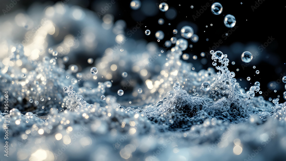 Sodium Hydroxide and Aluminum Reaction with Hydrogen Bubble Eruption ...