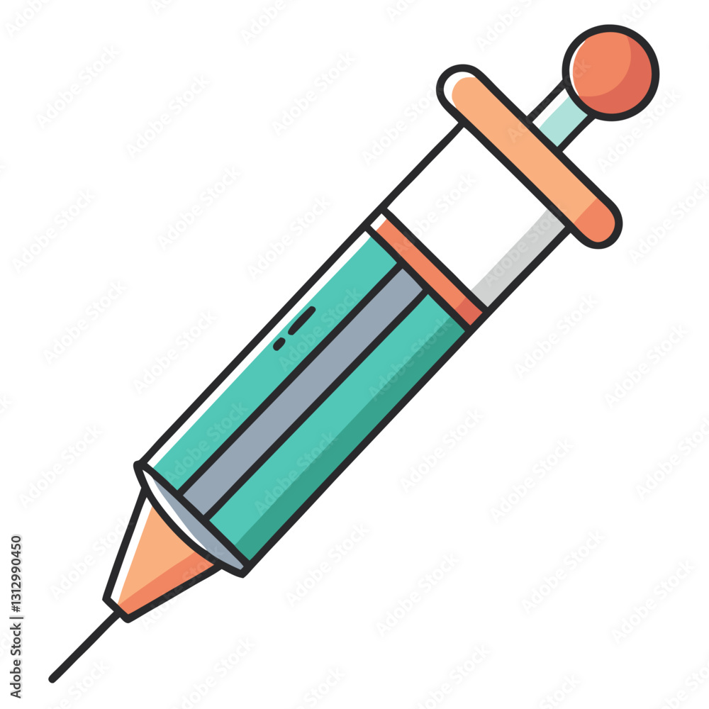Minimalist Micropipette Drawing Vector | Line Art, Clipart & Cartoon ...