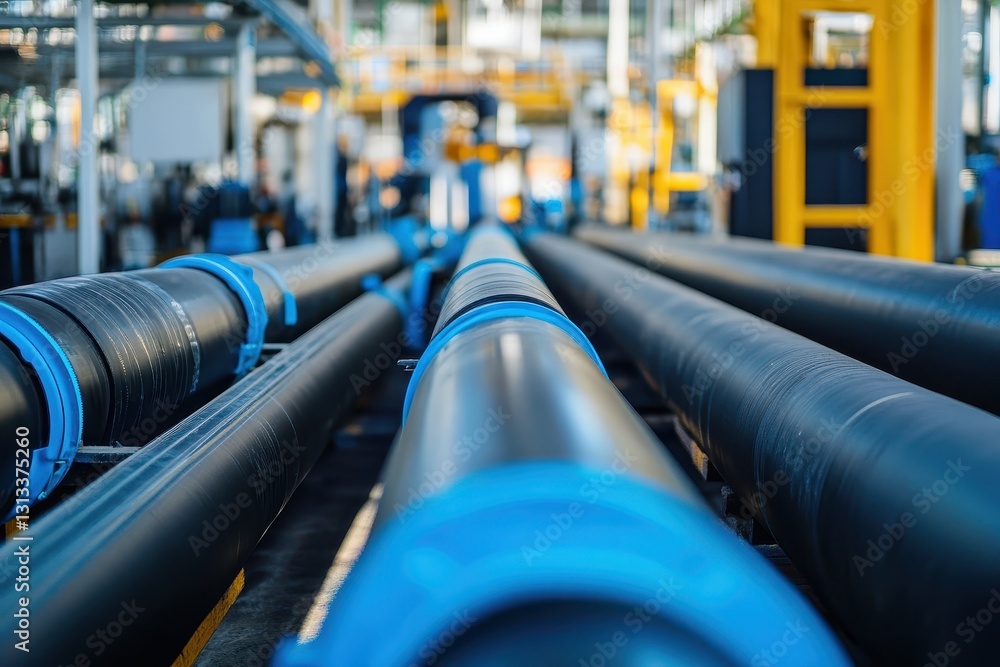 Polyethylene pipe manufacturing facility industrial pipes for gas and ...