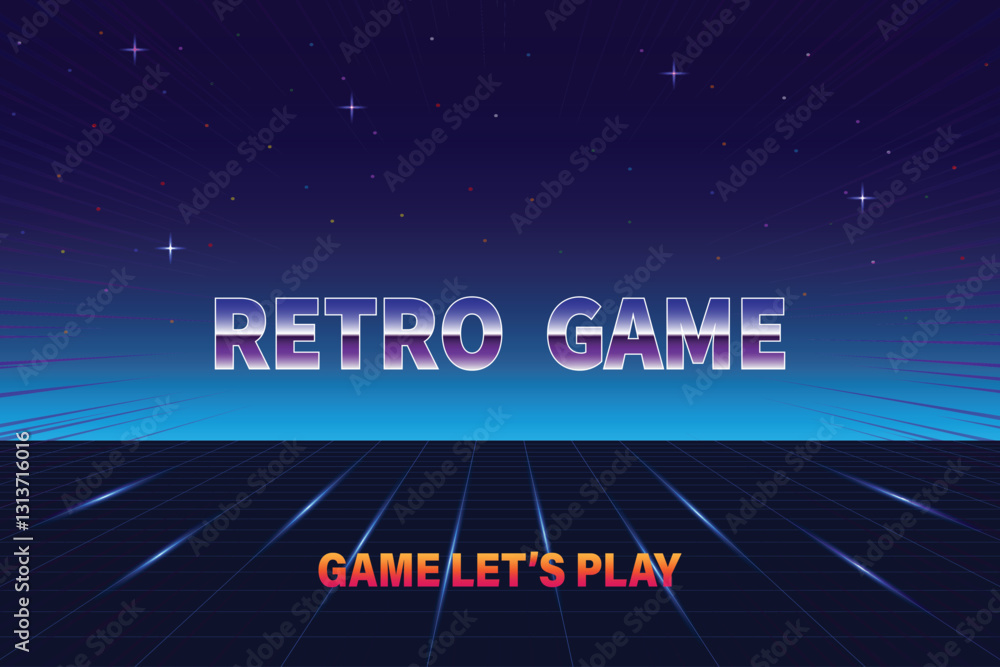 Arcade Retro game. Pixel art background. 8 bit game. retro game. for ...