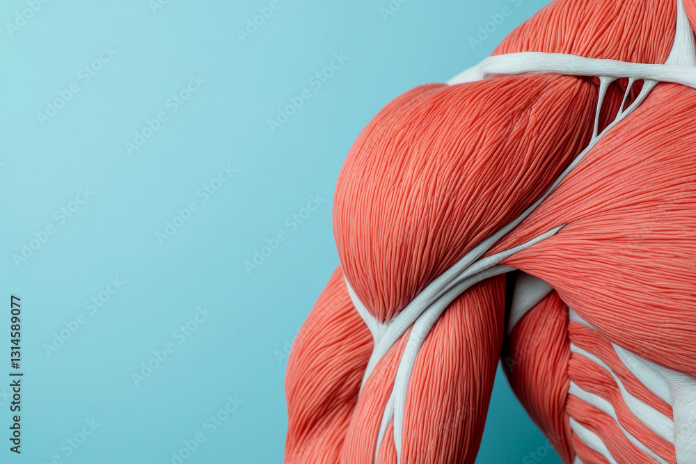 Muscle atrophy visualization shows tissue losing mass, feeling weak ...