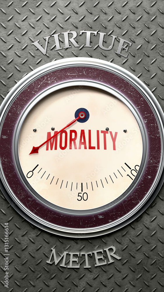 Morality and Virtue that hits less than zero, showing an extremely low ...